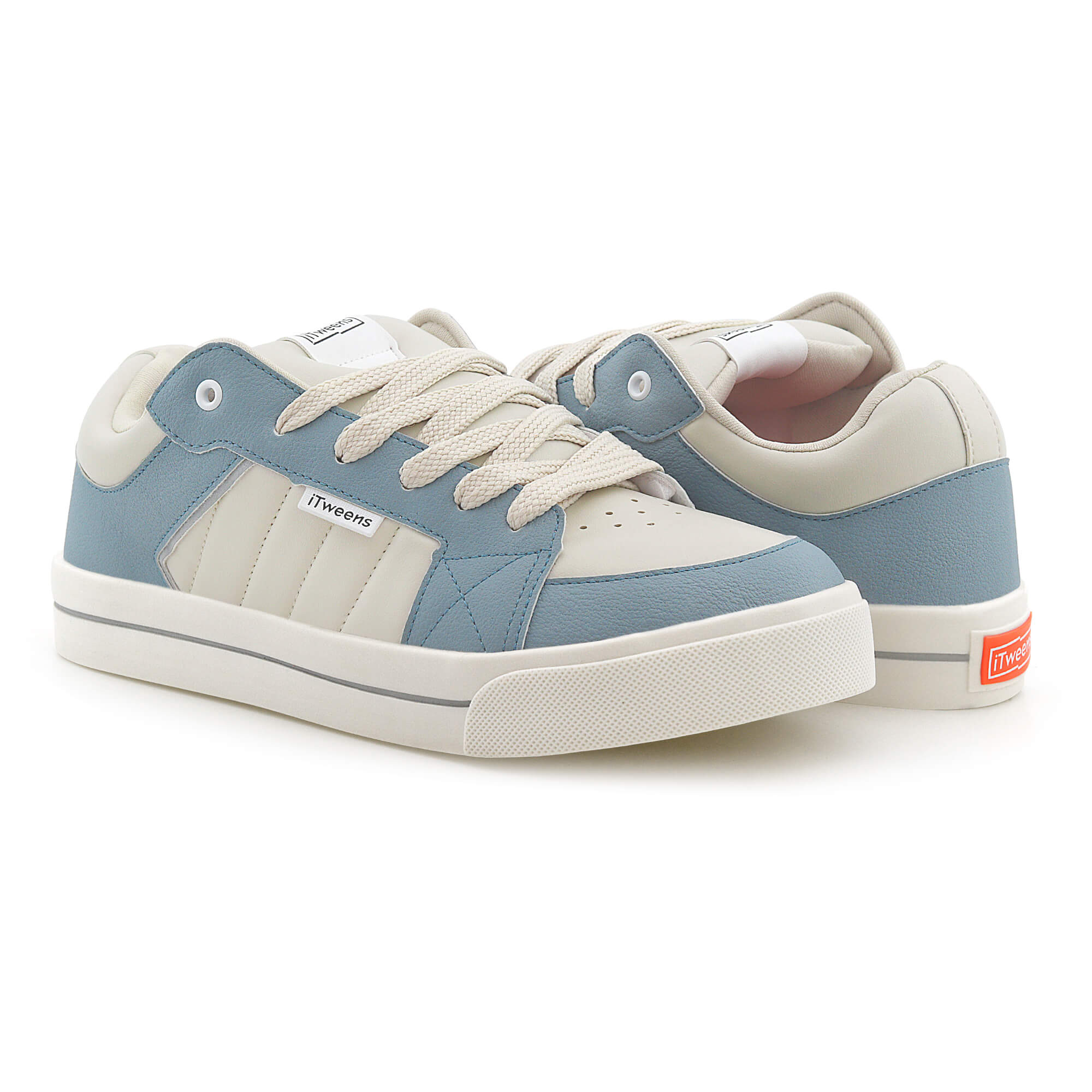 TÊNIS CHAMP MID OFF WHITE COM AZUL